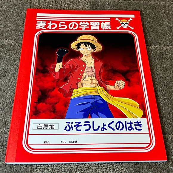 Onepiece | Office | One Piece Monkey D Luffy Unlined Sketch Notebook ...